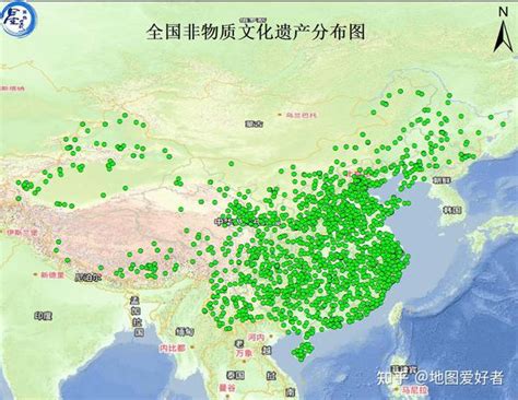 全国非物质文化遗产分布地图 知乎