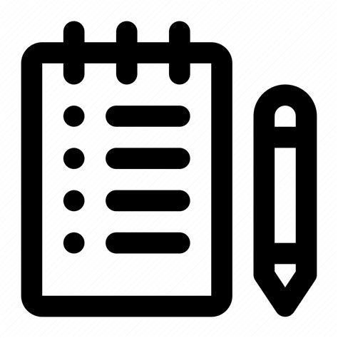 Notepad Scratchpad To Do List Checklist Notebook Icon Download On Iconfinder