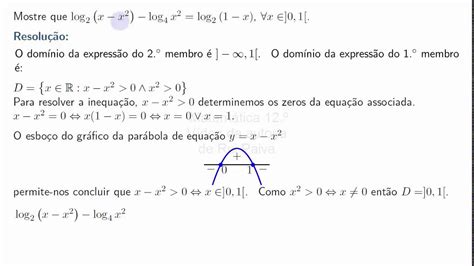 Matemática 12 Função Exponencial E Logarítmica Ex 4 3 A Da Aula 4