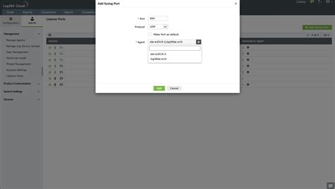 Listener Ports In Log360 Cloud Log360 Cloud