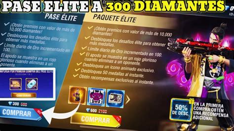 COMO COMPRAR EL PASE ELITE A 300 DIAMANTES EN FREE FIRE RECOMPENSA POR