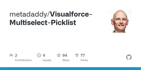 issues · metadaddy visualforce multiselect picklist · github