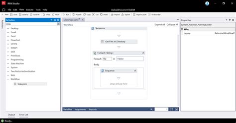 How To Upload Documents To IDM Using RPA Infor Developer Portal