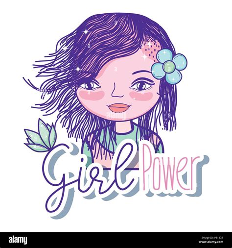 Girl Power Cartoon Stock Vector Image And Art Alamy