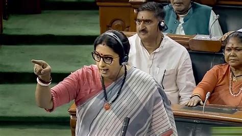 Smriti Irani Doesnt Get Angry Over Violence Against Manipuri Women
