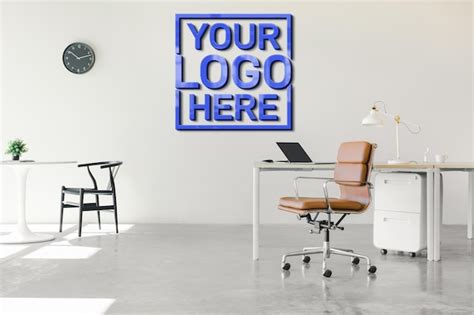 Premium Psd Office Logo Mockup
