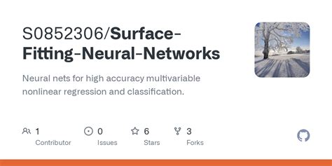 Github S0852306 Surface Fitting Neural Networks Neural Nets For High Accuracy Multivariable
