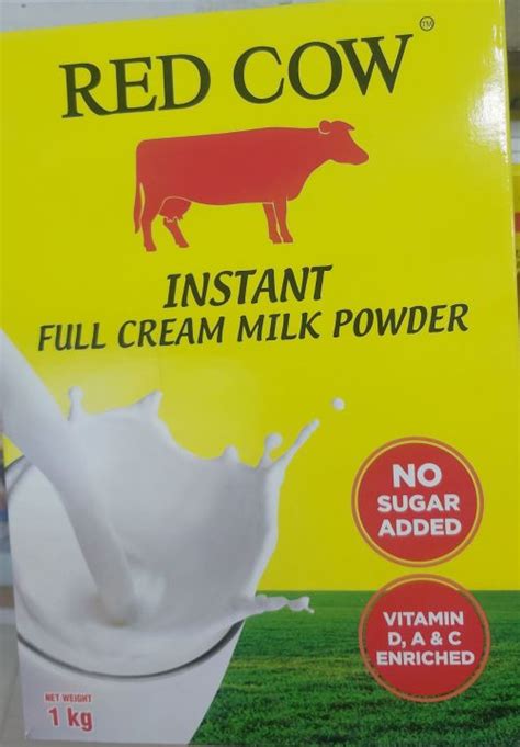 Red Cow Instant Full Cream Milk Powder No Sugar Added 1kg Np