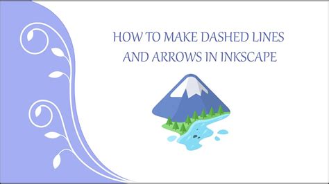 How To Make Dashed Lines And Arrows In Inkscape Youtube