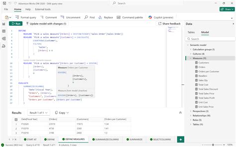 Dax Queries Dax Microsoft Learn