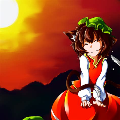 Chen Touhou Drawn By Amaki Someichi Danbooru