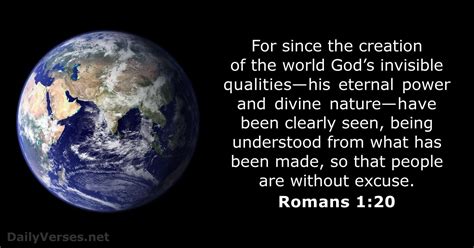 Meaning Of Romans 1 20