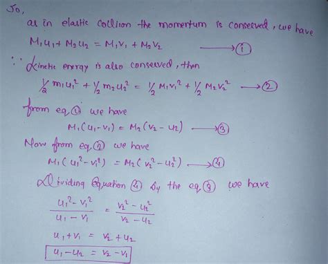 How To Calculate The Final Velocity Of An Elastic