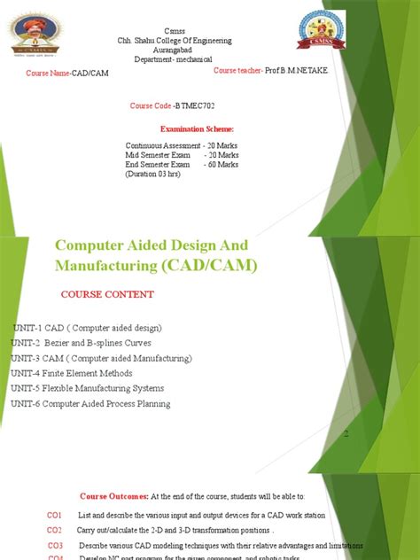 Cadcam Ppt Unit 01 Pdf Computer Graphics Computer Aided Design