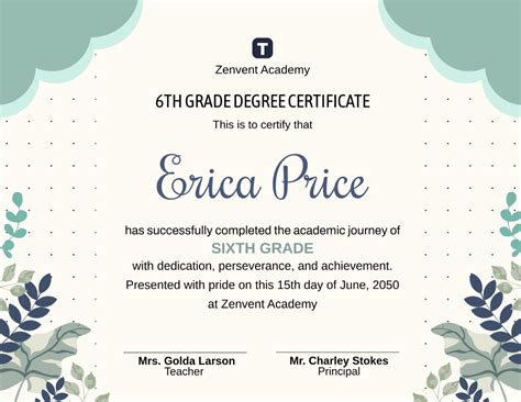 Free Phd Degree Certificate Template To Edit Online