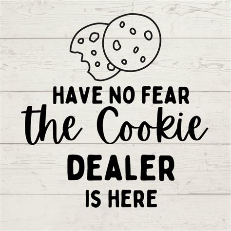 Cookie Dealer Svg Funny Baking Quote Kitchen Decor Digital Download