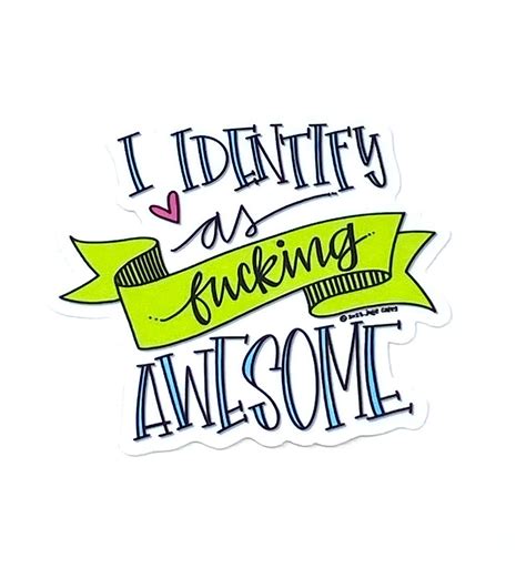 W I Identify Vinyl Sticker Onthepot