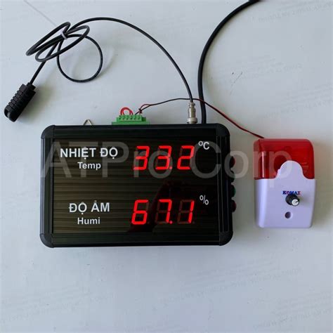 Bảng theo dõi nhiệt độ độ ẩm trong lĩnh vực y tế ATPro