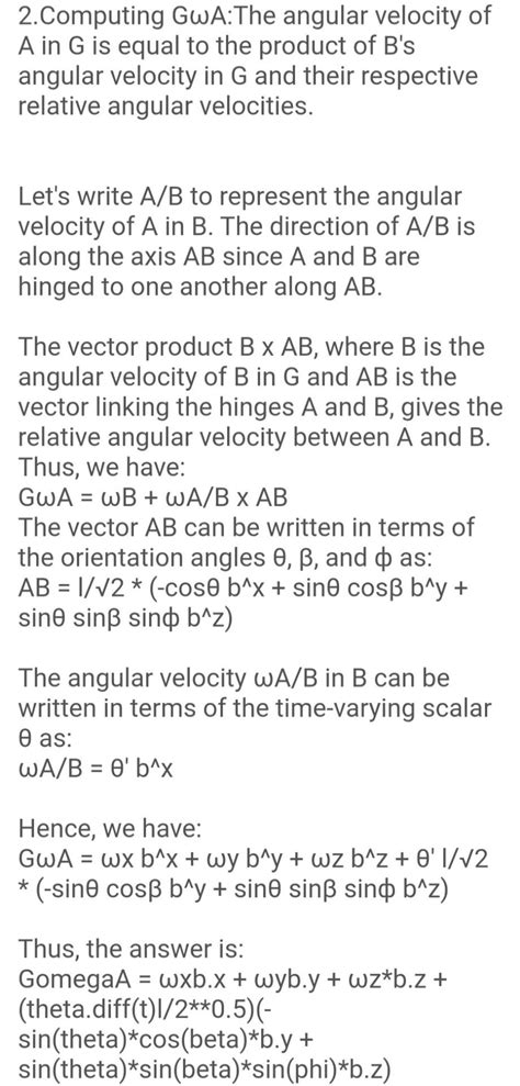 Solved 1 Dynamicsymbols And Scalars The Problem S Scalars