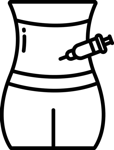 Ivf Injection Outline Illustration 45616006 Vector Art At Vecteezy