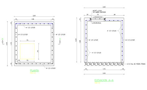 Water Tank And Plumbing Details Of House Dwg File Cadbull