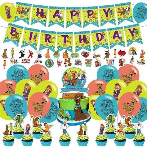 Buy Scooby Doo Party Decorationsbirthday Party Supplies For Scooby Doo