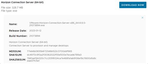 Vmware Horizon Upgrading Horizon Connection Server To V2212