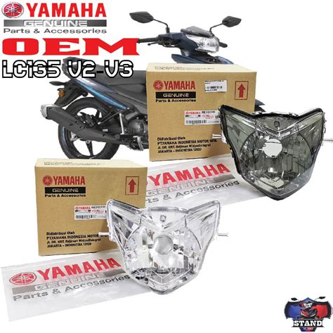 Yamaha Head Lamp Lc135 New Lc 135 V2 V3 V4 V5 V6 V7 Tinted Clear