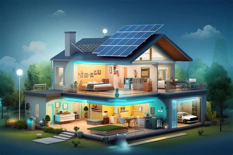 Ecology Solar Energy House Roof Electricity Architecture Modern Home