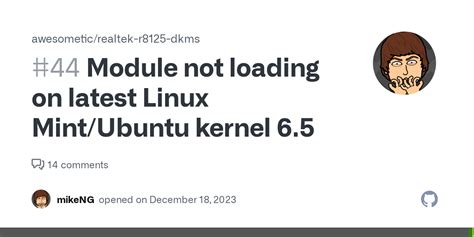 Module Not Loading On Latest Linux Mintubuntu Kernel 65 · Issue 44