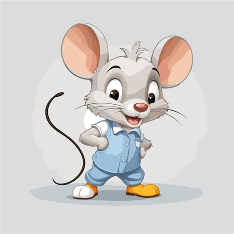 Mouse Vector On White Background Premium Ai Generated Vector