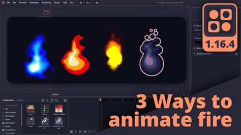 《pixel Composer How To》3 Ways To Animate Fire Youtube