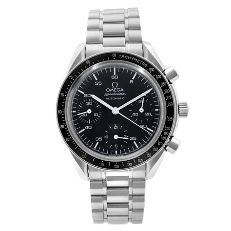 Omega Speedmaster Reduced Steel Black Dial Automatic Mens Watch 3510