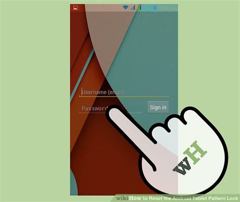 How To Reset The Android Tablet Pattern Lock 11 Steps