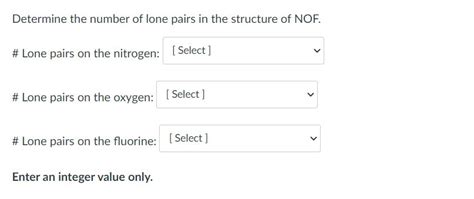 Answered Determine The Number Of Lone Pairs In Bartleby