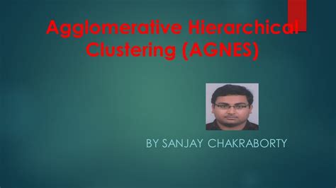 Agglomerative Hierarchical Clustering Agnes Youtube