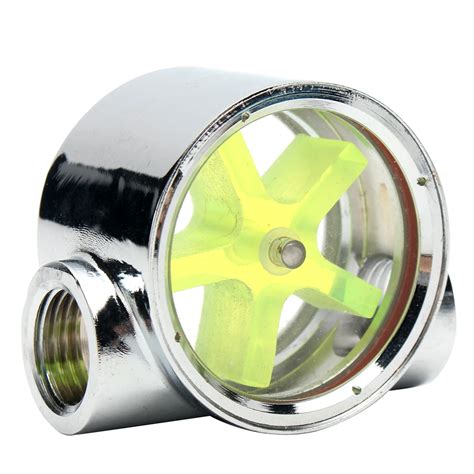 Zeast 2 Ways Flow Meter Water Liquid Cooling Flow Indicator Meter