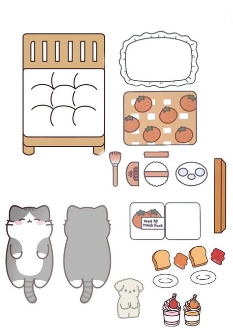 Just A Kat Paper Doll Printable Templates Paper Dolls Diy Paper Crafts