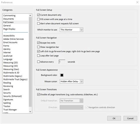 Remove The Default View Of Full Screen On Startup Adobe Product
