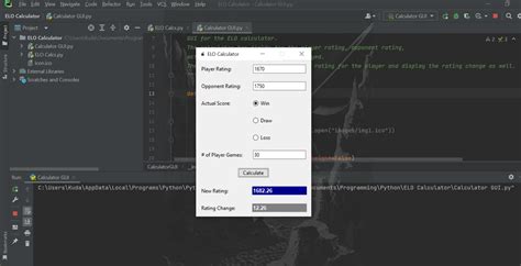 Github Fingolfin Elo Calculator Fide Elo Rating Calculator