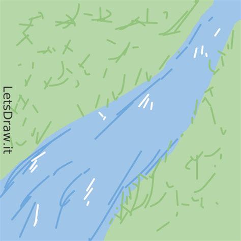 How To Draw River LetsDrawIt