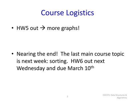 Cse373 Data Structures And Algorithms Ppt Download