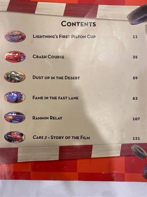 Disney Pixar Cars Storybook Collection Hobbies And Toys Books
