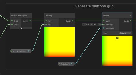 Halftone Effect In URP Shader Graph