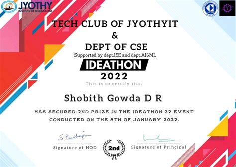 Shobith Gowda D R On Linkedin Ideathon Event Ideas Opportunity