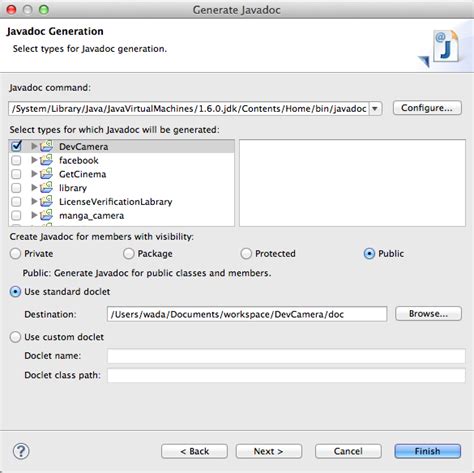 Eclipse Java Utf 8で文字化けしないjavadocを生成する Devachieve