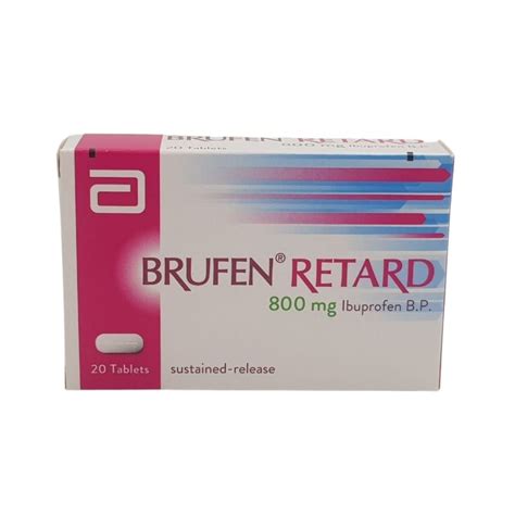 BRUFEN RET 800MG TAB 20S Al Marwa Pharmacy Qatar