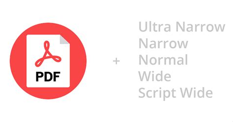 pdfs and column widths shoflo
