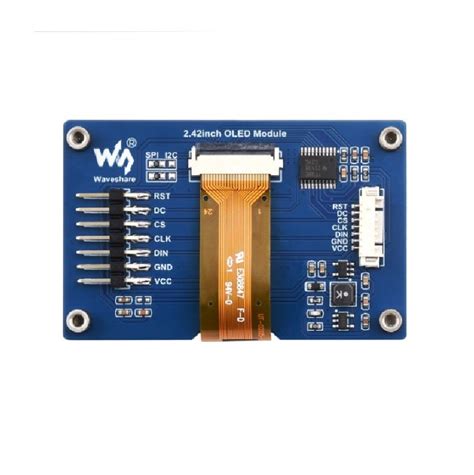 Waveshare Inch Oled Display Module Resolution Spi I C Communication White