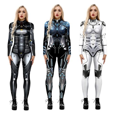 3d Printing Cyber Machine Robot Armor Halloween Costume For Women